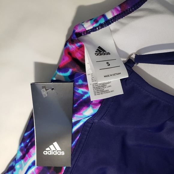 adidas | Swim | Adidas Electric Palm Tankini | Poshmark